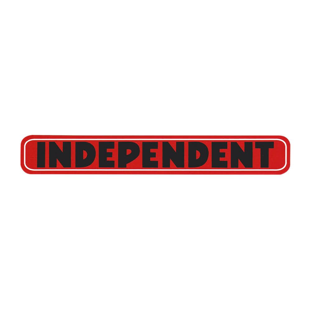 INDEPENDENT STICKER インディペンデント ステッカー BAR LOGO RED スケートボード スケボー | スケートボード ...