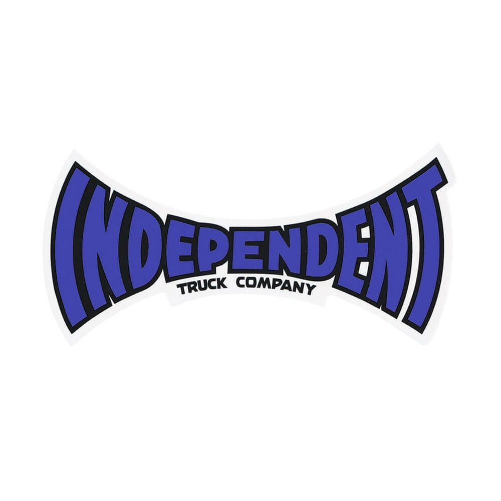 INDEPENDENT STICKER インディペンデント ステッカー SPAN LOGO BLUE スケートボード スケボー ...